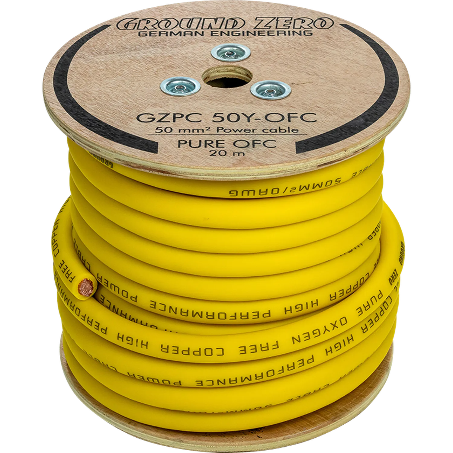 Ground Zero GZPC 50Y-OFC 50mm² Power Cable | Masori