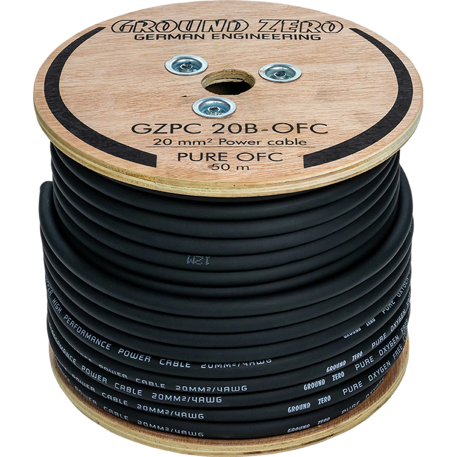 Ground Zero GZPC 20B-OFC 20mm² Power Cable | Masori