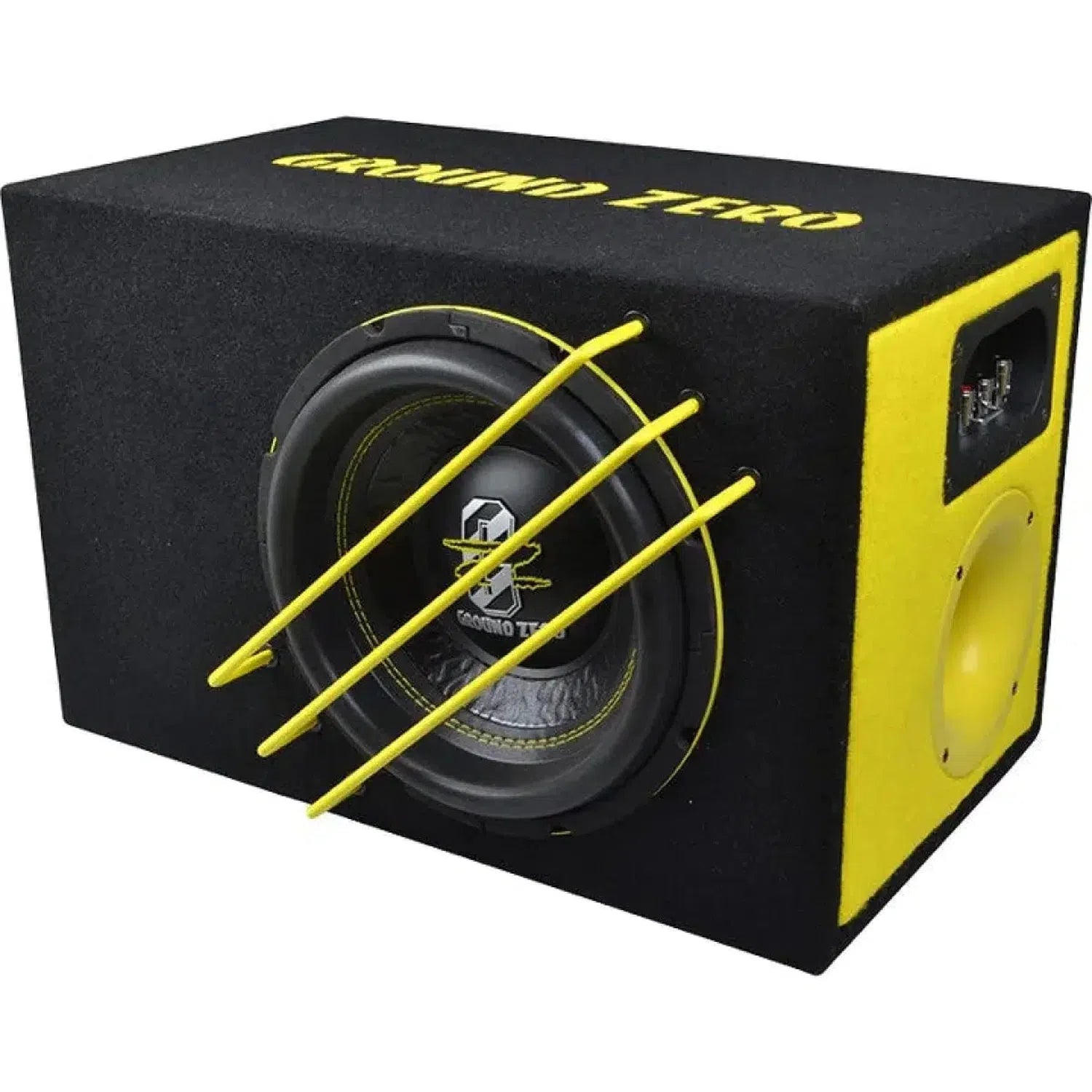 Ground Zero Radioactive GZRB 25SPL 10 inch enclosure subwoofer