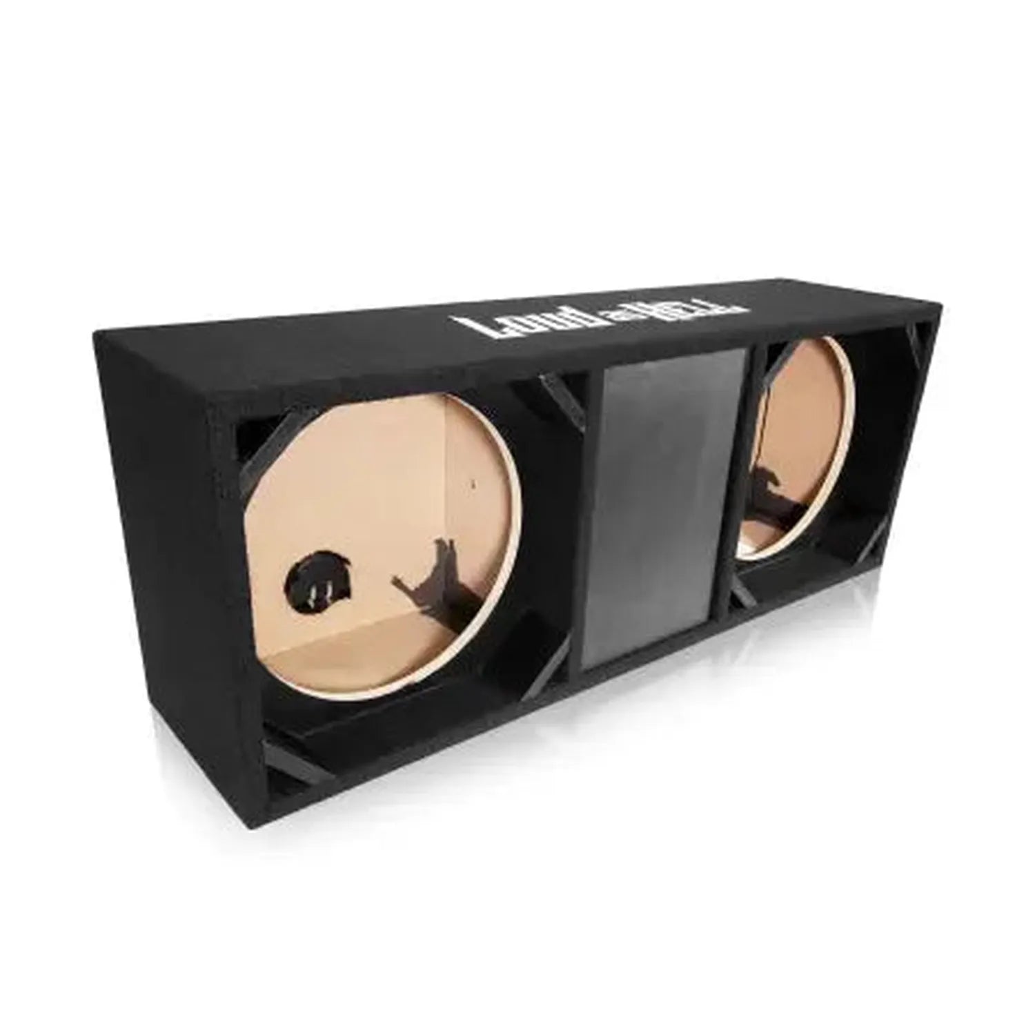 Loud as Hell 2x12 inch Pro Black 12 inch speaker enclosure