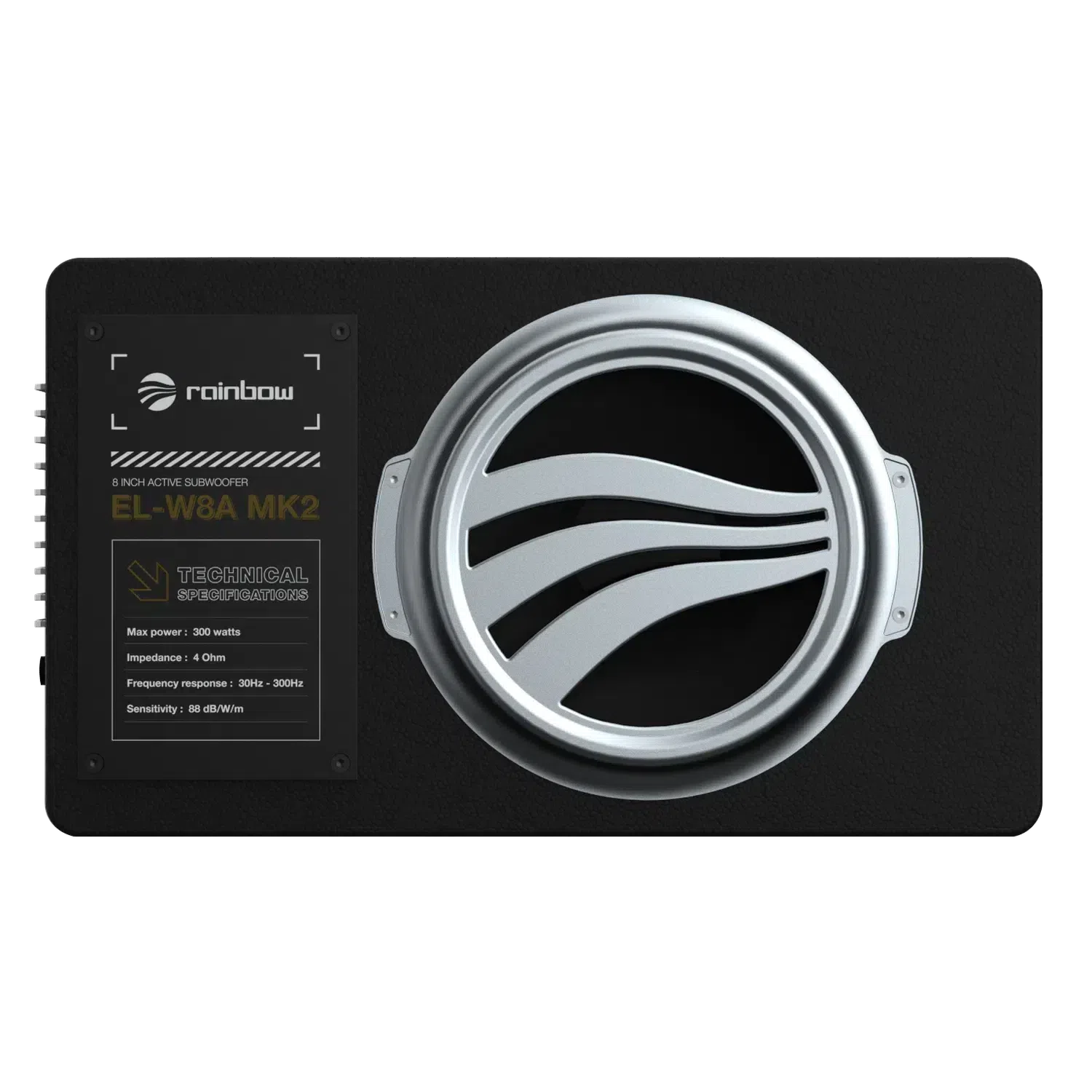 Rainbow Audio EL-W8A MK2 8 Zoll Aktiv-Subwoofer